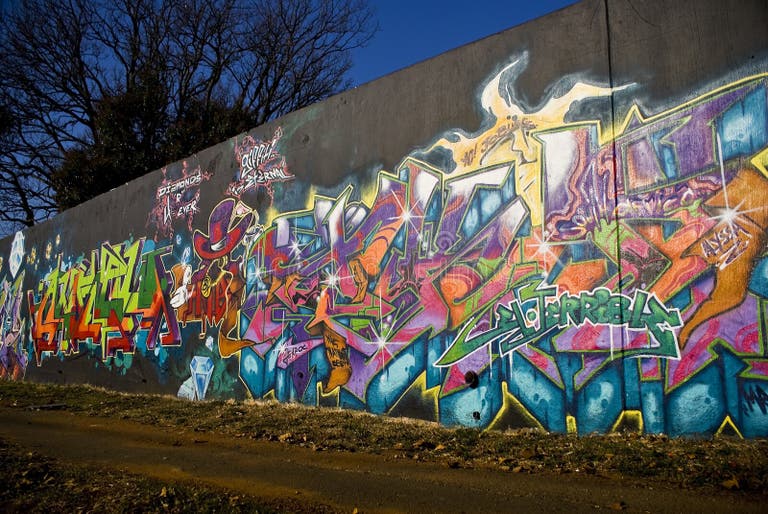 Graffiti Friday - Urban Art - Graffiti Wall Editorial Stock Image ...