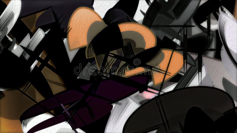 Graffiti Hand Draw Digital Art Illustration Stock Illustration ...