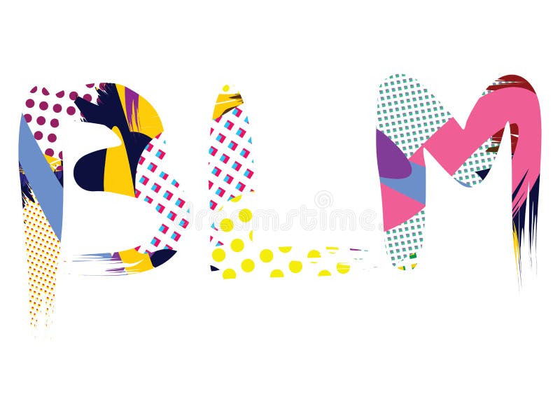 Blm Letter Stock Illustrations – 64 Blm Letter Stock Illustrations ...