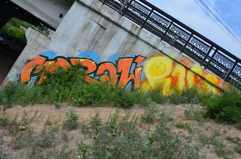 Graffiti, the Inscription in German Who are You? Stock Image - Image of ...