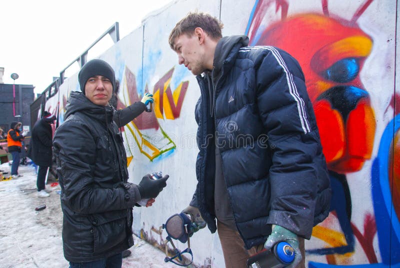 Graffiti jam editorial stock image. Image of modern, person - 23911219