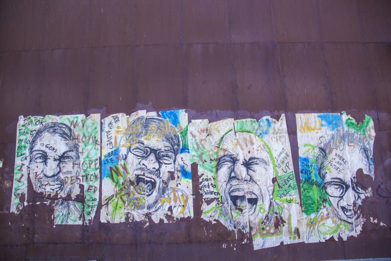 Graffiti is Located in Beirut Editorial Photography - Image of tourism ...