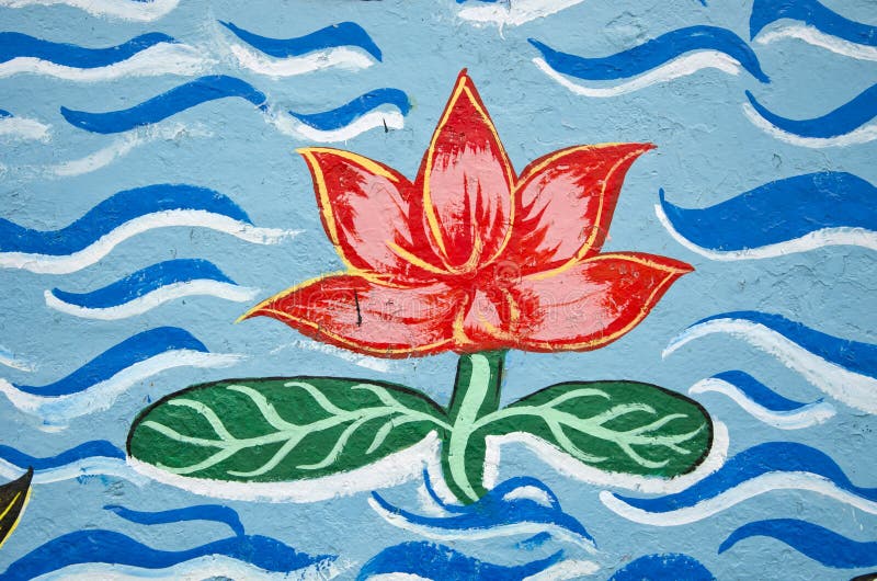 Lotus Flower Graffiti