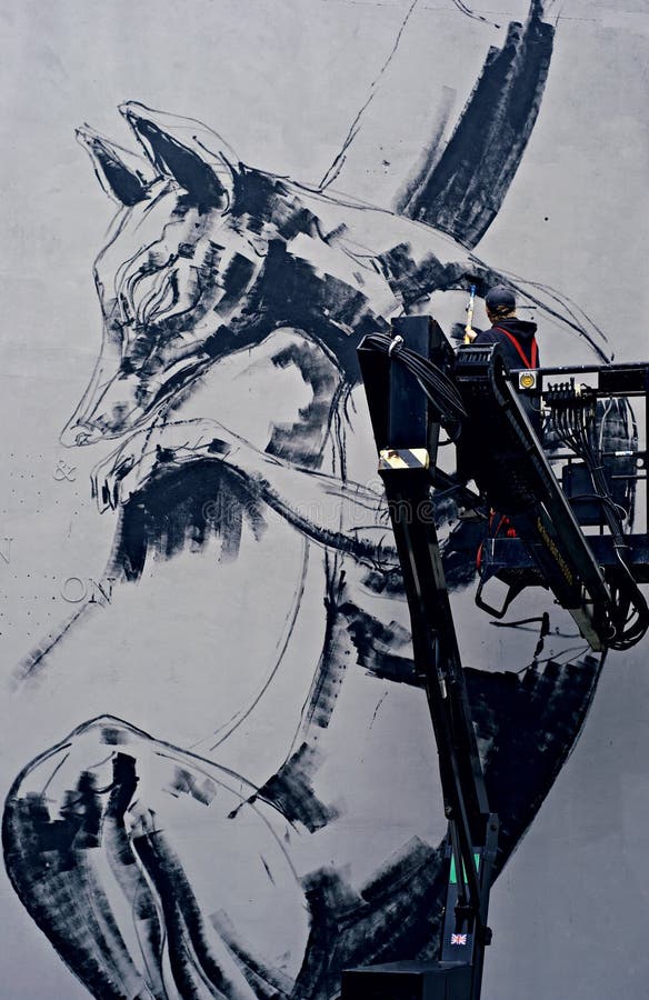 Graffiti editorial stock photo. Image of street, graffiti - 46181628