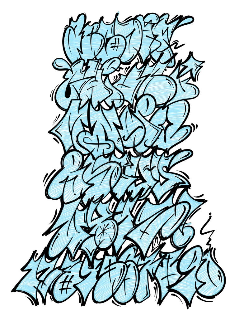 Lettres De Graffiti Stock Illustrations, Vecteurs, & Clipart – (17,937 ...