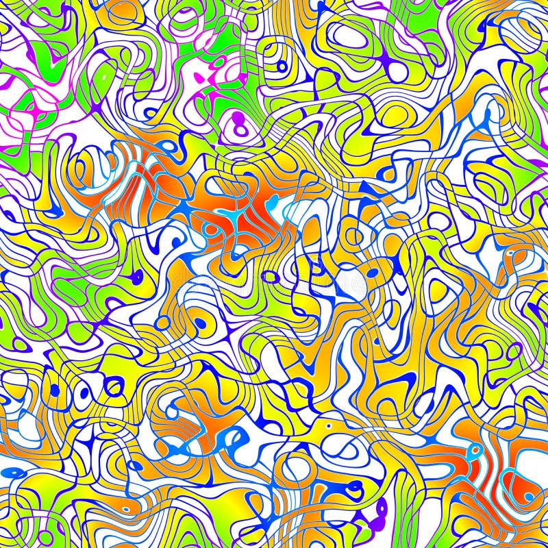 Graffiti Mosaic Generated Seamless Texture Stock Illustration ...