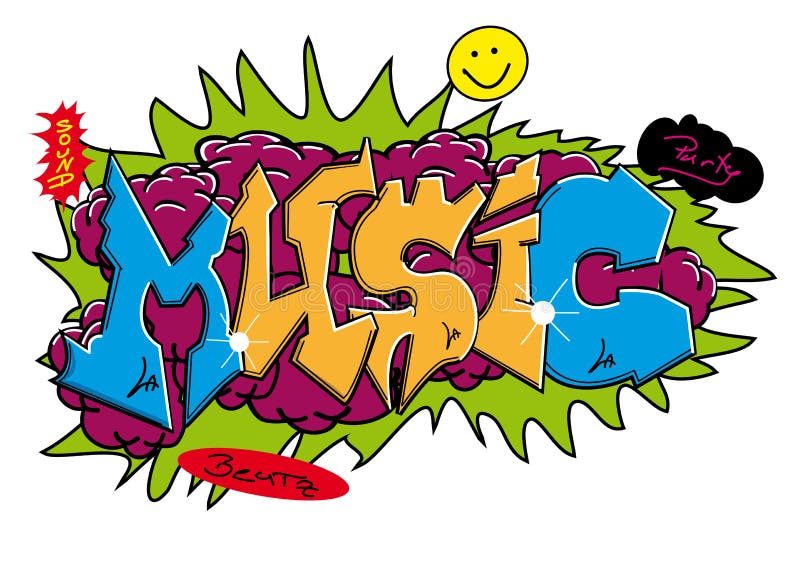 Graffiti Music Designs
