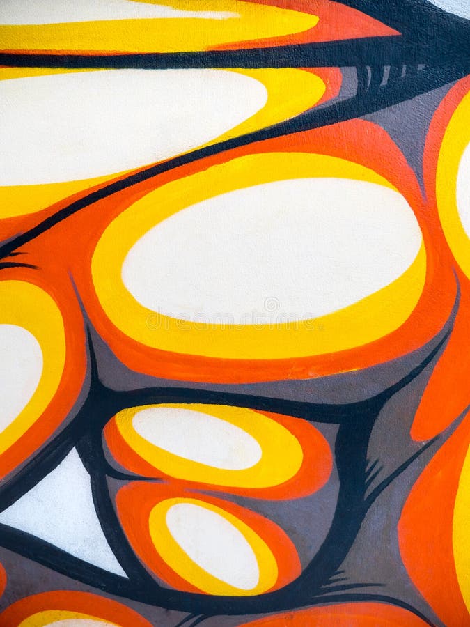 Graffiti paint on wall editorial photo. Image of colorful - 64718396