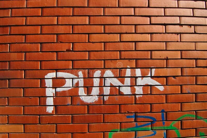 Graffiti punk fotografia stock. Immagine di spruzzo, sfondo - 24125514