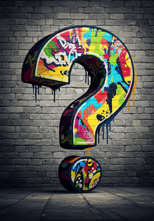 Graffiti Question Mark Stock Illustrations – 721 Graffiti Question Mark ...