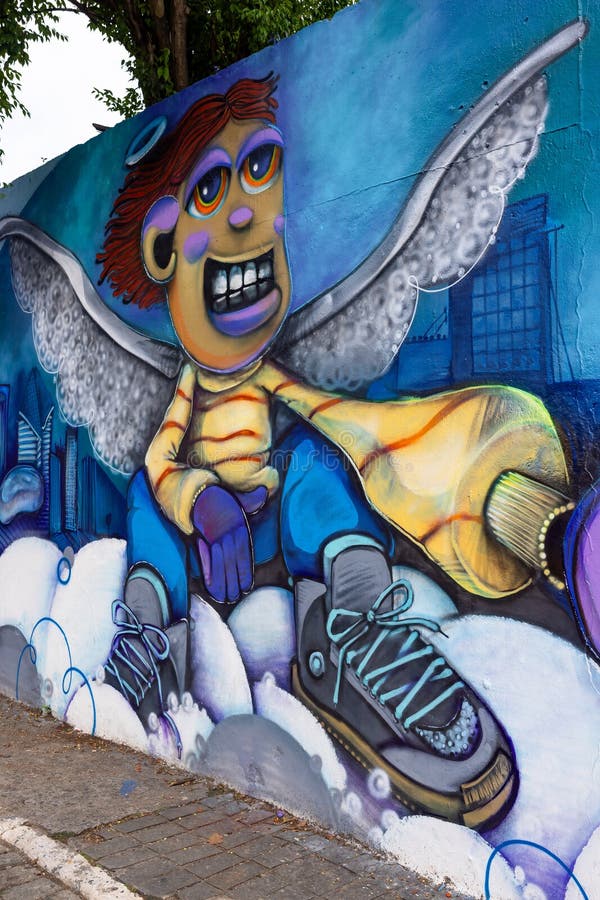 Graffiti in rio de janeiro editorial stock photo. Image of artist ...