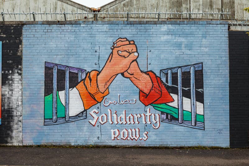 Graffiti in the Shankill Road in Belfast Editorial Image - Image of ...