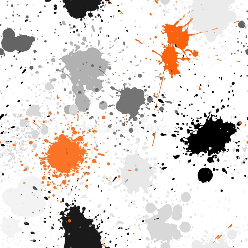 Graffiti Spray Paint Seamless Pattern. Vector Illustration. Stock ...