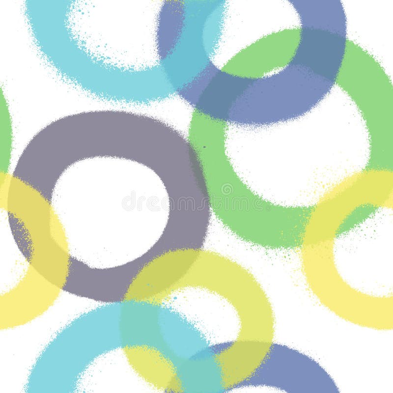 Graffiti Spray Paint Seamless Pattern. Vector Illustration. Stock ...