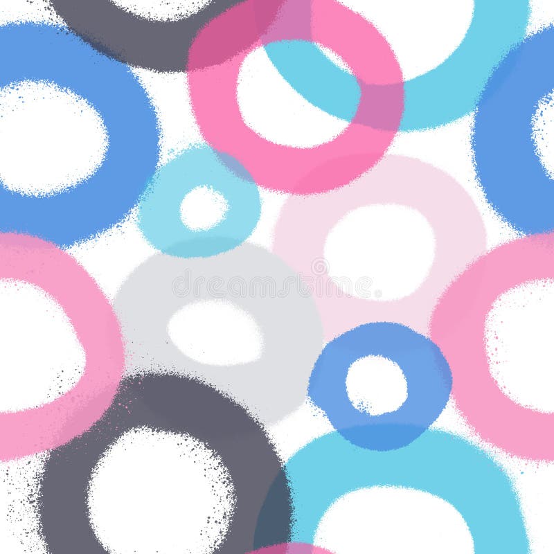 Graffiti Spray Paint Seamless Pattern. Vector Illustration. Stock ...