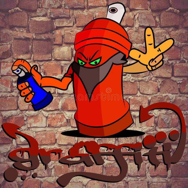 Gansta Spray Stock Illustrations – 2 Gansta Spray Stock Illustrations ...
