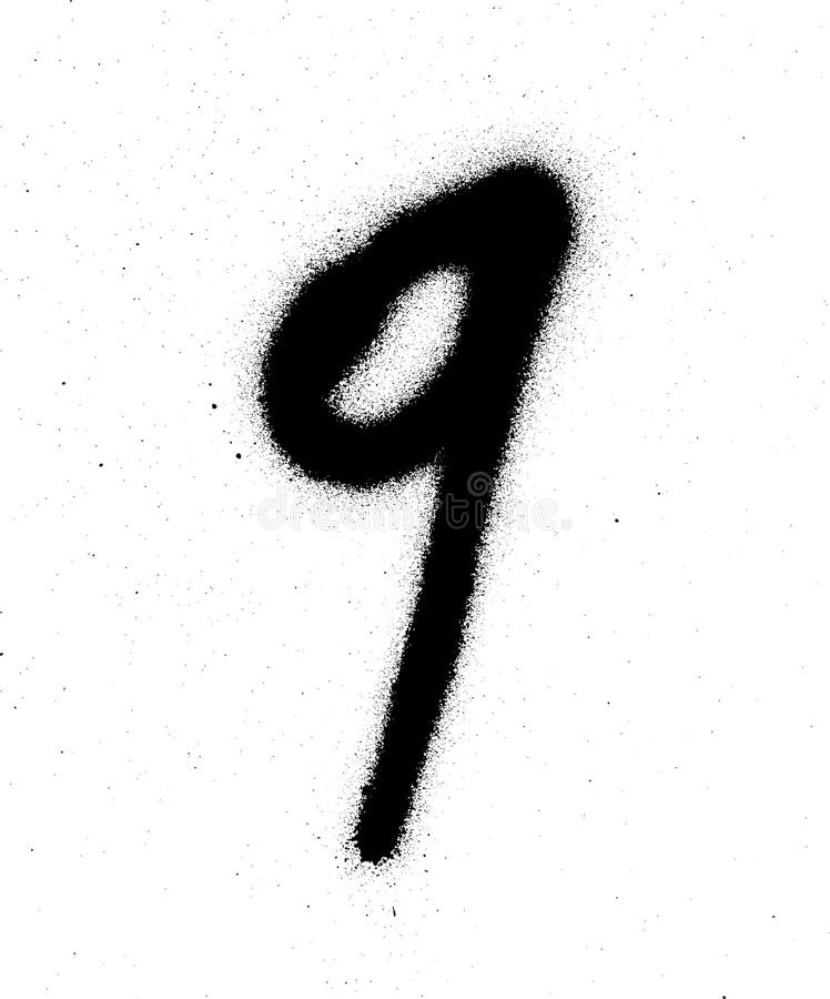 Graffiti Number Stock Illustrations – 4,638 Graffiti Number Stock ...