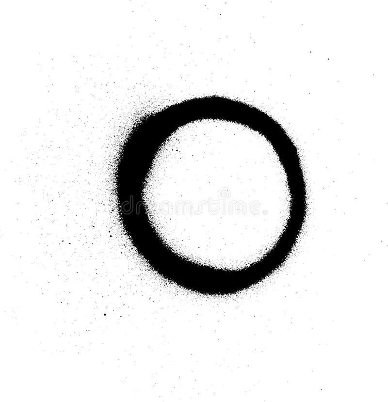 Graffiti Zero Tag in Black Over White Stock Vector - Illustration of ...