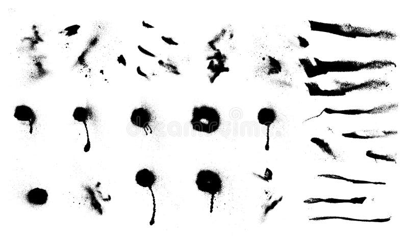 Graffiti Stencil Texture. Grunge and Paint Texture with Spray Effect ...