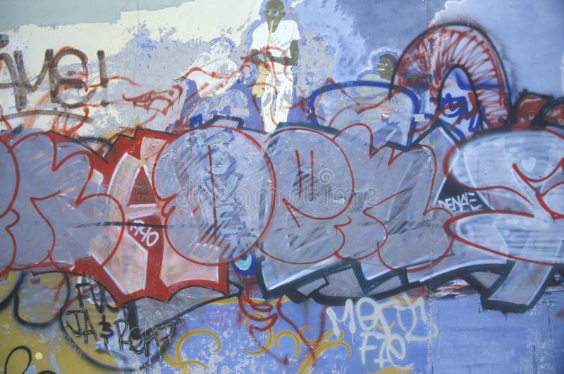 Ecological Graffiti and Recycling Signs in Nassau Editorial Stock Image ...