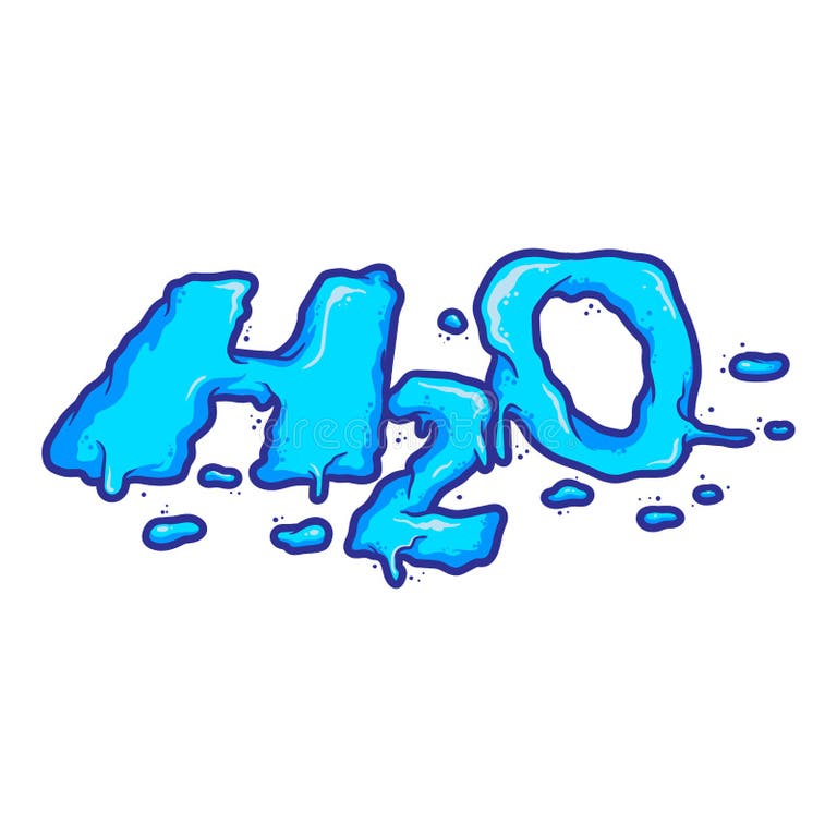 H2o Text Stock Illustrations – 547 H2o Text Stock Illustrations ...