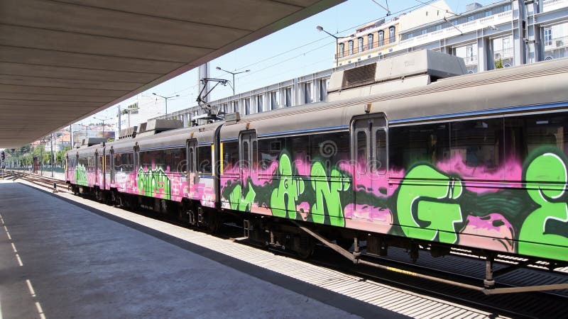 Graffiti of Local Pastry at Downtown Sibu Editorial Photo - Image of ...