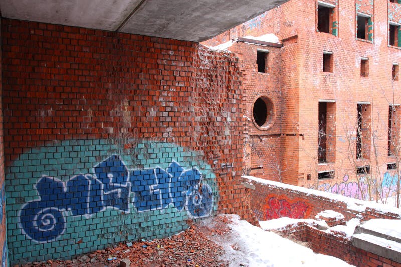 Graffiti Urban Building Picture. Image: 4879498