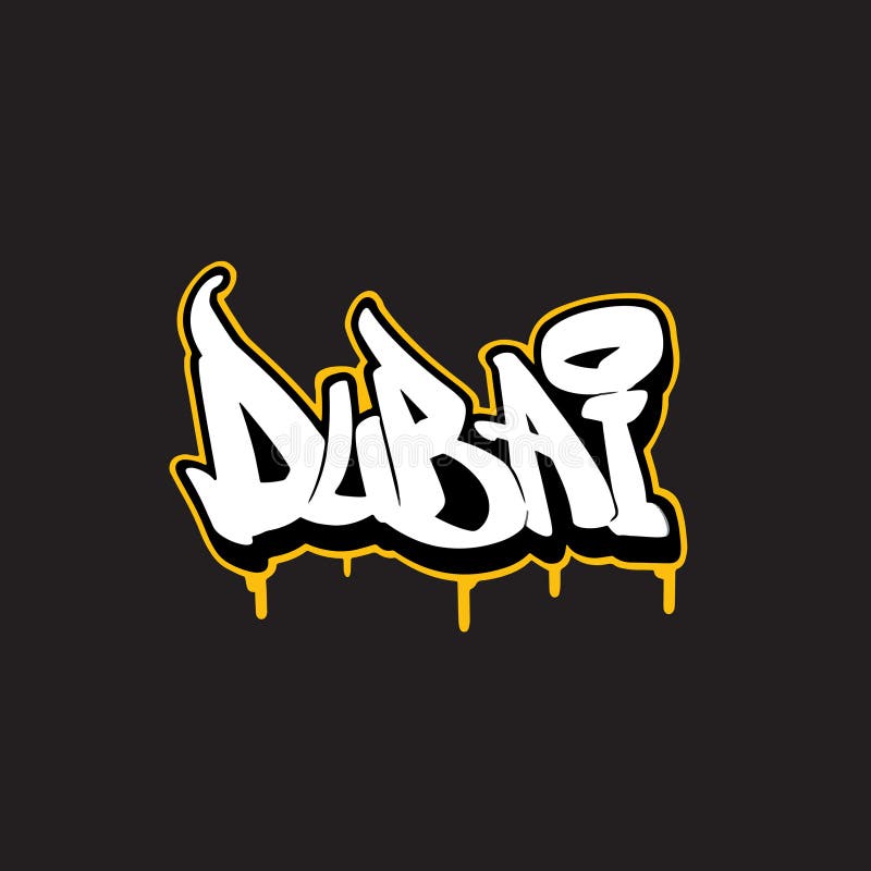 Graffiti Vector Tagging Letter Word Text Street Art Mural Hand Draw ...