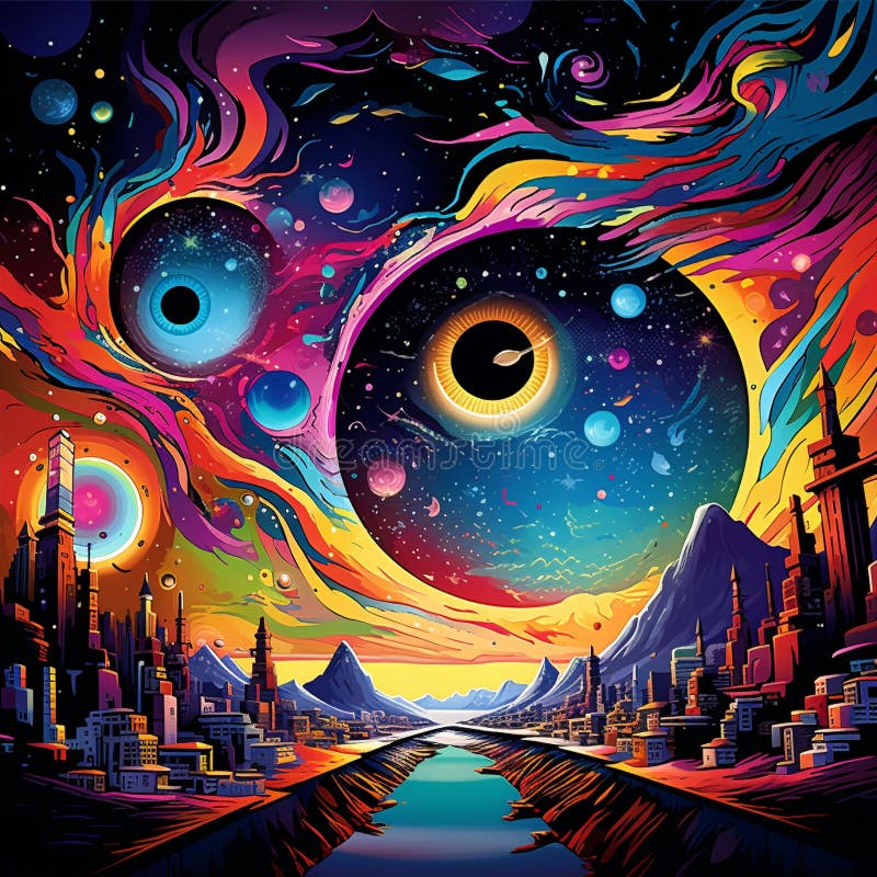 The Graffiti Voyage stock image. Image of scenes, vibrant - 291720755