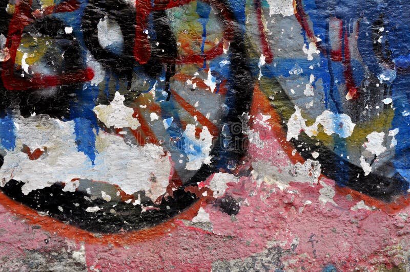 Graffiti Wall stock image. Image of architecture, rustic - 48305635