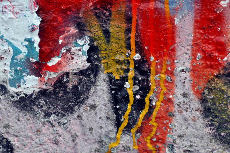 Graffiti Wall stock photo. Image of moldy, rustic, painted - 48305650