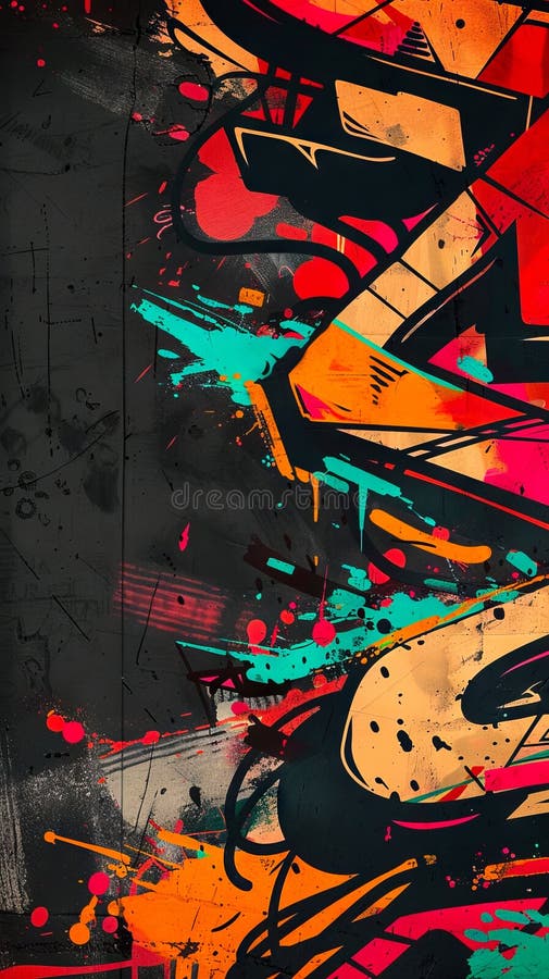 A Graffiti Wall with a Large Number X Stock Image - Image of graffiti ...