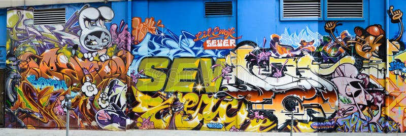 Graffiti editorial photo. Image of urban, city, street - 43446196