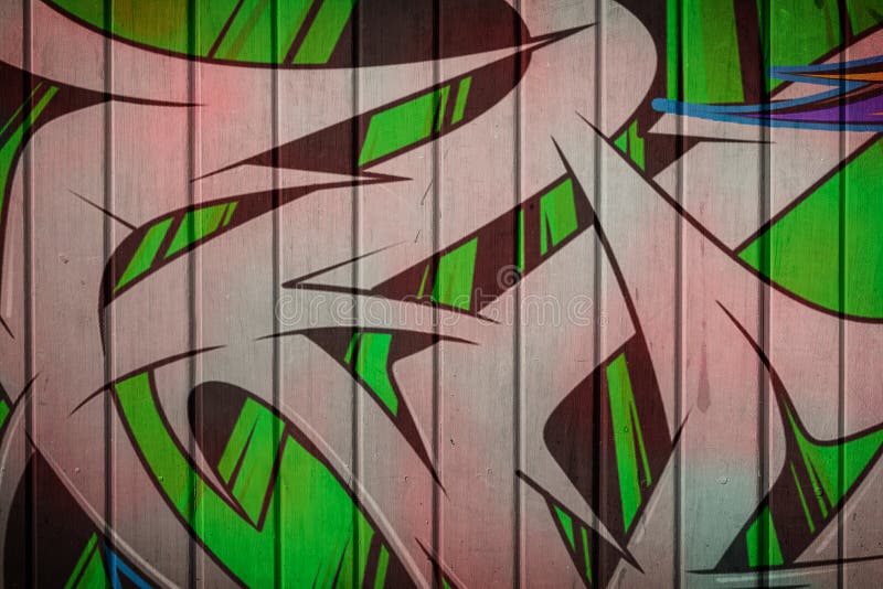 Graffiti on wood wall editorial stock photo. Image of color - 80338258