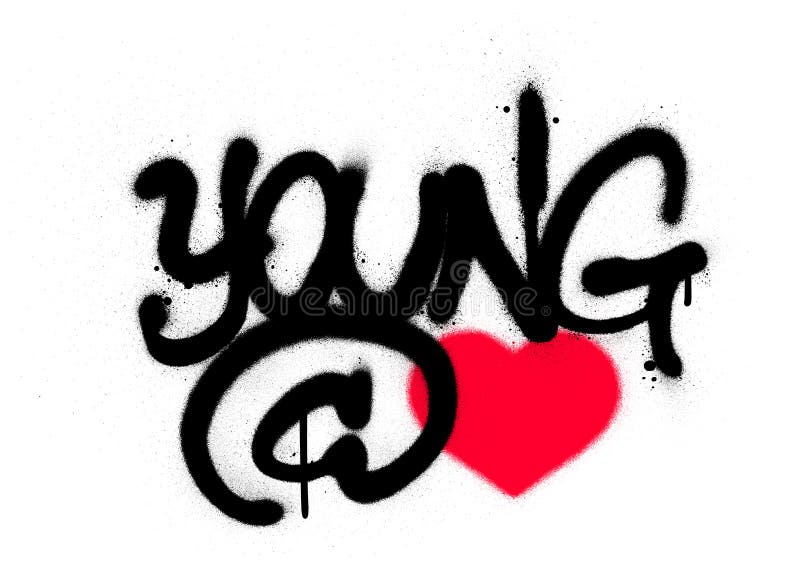 Graffiti Huh ?! Text Sprayed in Black Over White Stock Vector ...