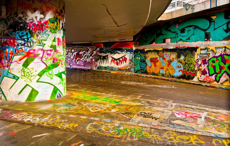 Graffitti Wall editorial photography. Image of left, angle - 57515267
