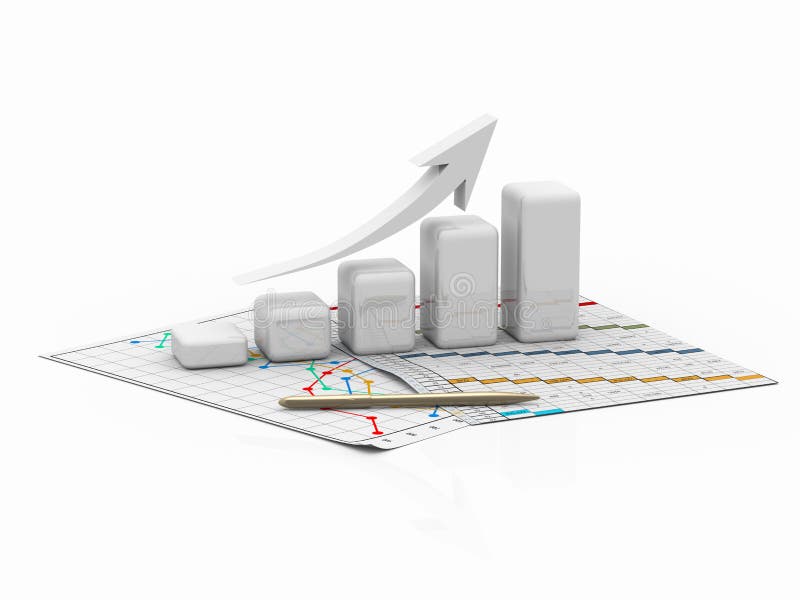 Grafico Commerciale, Schema, Diagramma, Grafico Illustrazione di Stock ...