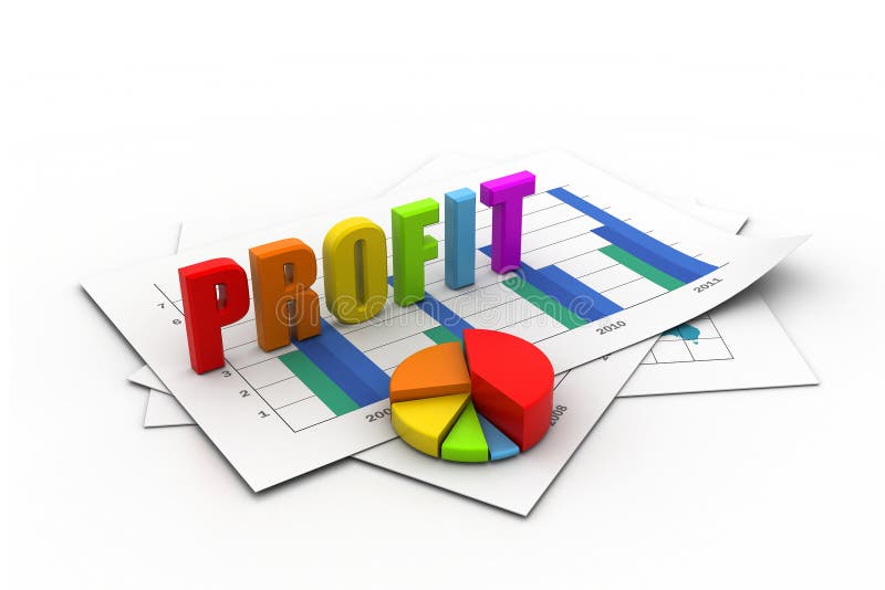 Icona Del Grafico a Profitto Con Freccia Su Su Sfondo Bianco ...