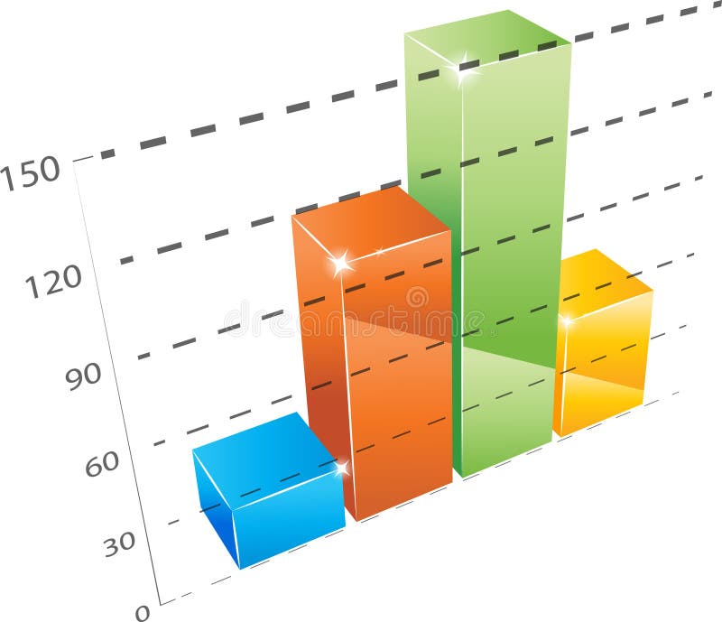 Schemi, statistiche illustrazione vettoriale. Illustrazione di mercato ...