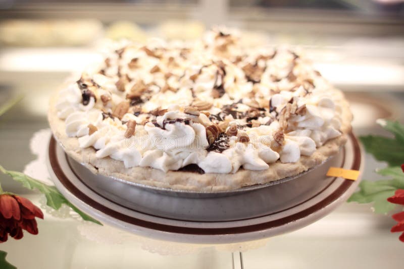 Grafico a Torta Della Seta Del Cioccolato Fotografia Stock - Immagine ...