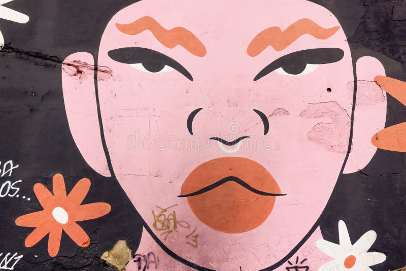 Graffiti in Rio de Janeiro editorial photo. Image of developing - 385925386