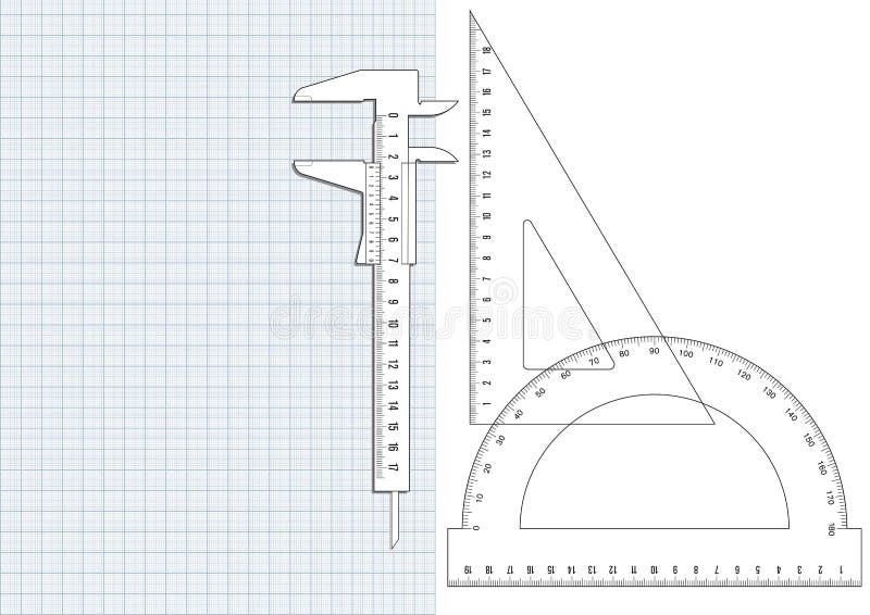 Teknisk Ritning Med Ortografiska Vyer Från 3d-modell. Första ...