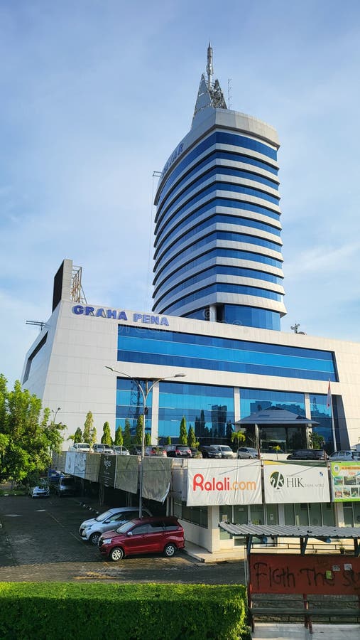 Graha Pena Building editorial stock image. Image of skyscraper - 261653319