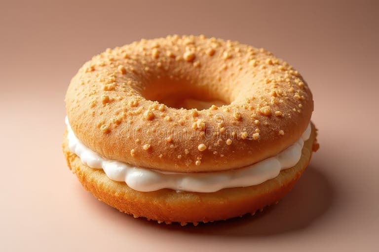 Graham Cracker Donut Dessert Delight Stock Illustration - Illustration ...