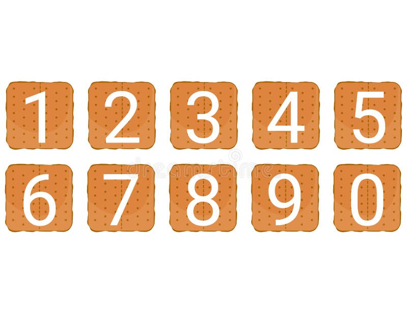 S`more Graham Cracker, Chocolate, and Marshmallow Logo Template Design ...