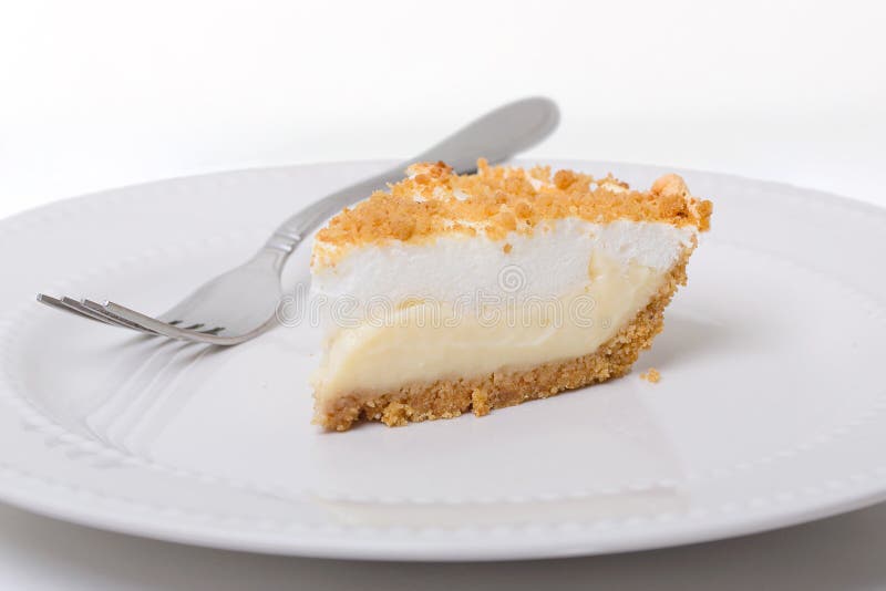 Graham Custard Pie stock image. Image of piece, cream - 255758981