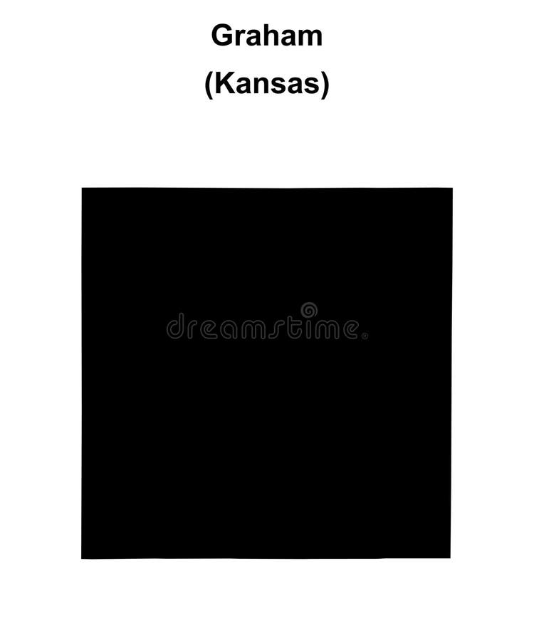 Graham outline map stock illustration. Illustration of contour - 361548088