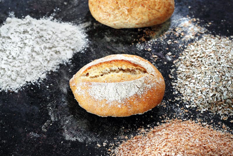 Graham roll. stock photo. Image of diet, tradition, handmade - 115202122