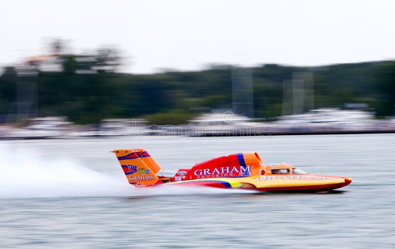 Graham Unlimited Hydroplane Editorial Stock Image - Image of speed ...