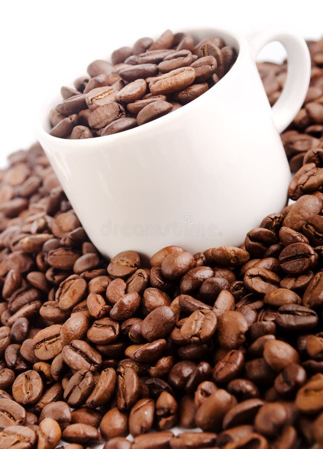 Grain coffee stock photo. Image of cappuccino, dishware - 28733008